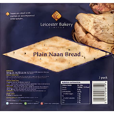 Lb Plain Naan Bread 3pcs