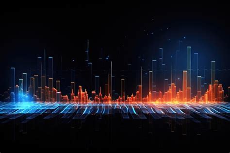 Premium Ai Image Abstract Closeup Photo Of Seismogram Waveform And Equalizer