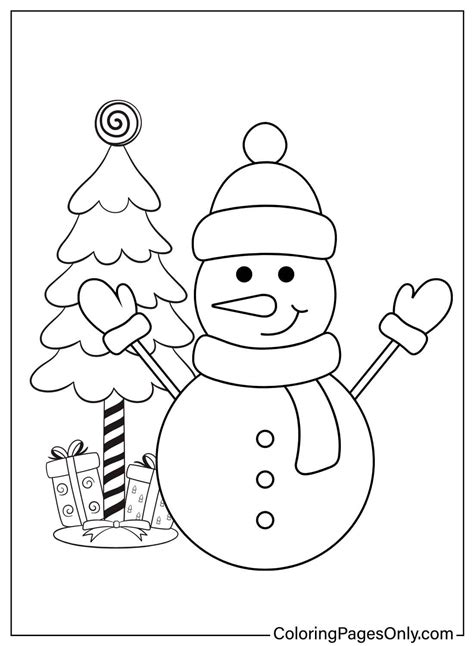 Free Snowman Coloring Pages