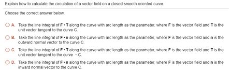 explain how to calculate the circulation of a vector field on closed