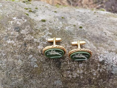 1950s Dante Pegasus Cufflinks Museum Masterpieces Re Gem