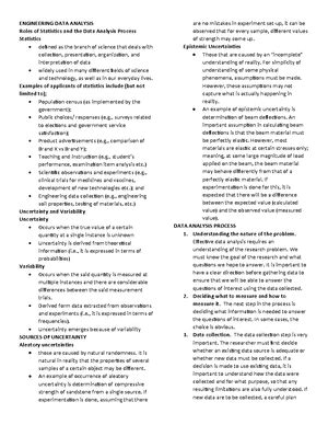 Midterm Exam Engineering Engineering Data Analysis Group Midterm Exam EDA Group