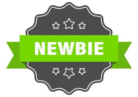 Newbie Ribbon Badge Stamp Stock Illustrations 55 Newbie Ribbon Badge