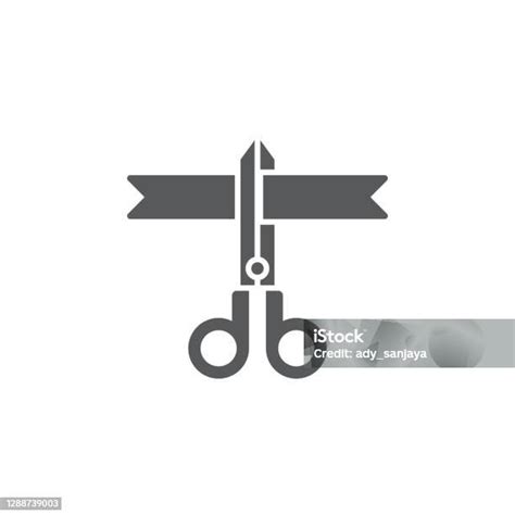 그랜드 오프닝 아이콘 색상 선 윤곽 벡터 기호 흰색에 격리 된 선형 스타일 그림 기호 로고 일러스트레이션 0명에 대한 스톡 벡터