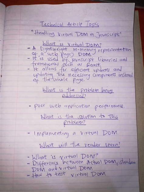 Technical Writing Process How To Write A Good Technical Article Dev