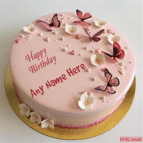 Birthday Cakes With Name For Facebook