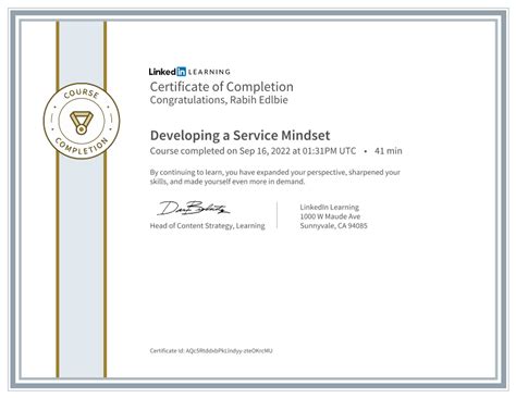 Rabih Edlbie On Linkedin Certificate Of Completion