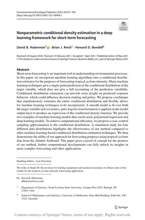 Nonparametric Conditional Density Estimation In A Deep Learning