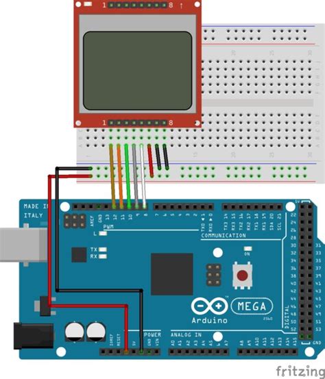 Arduino Nokia 5110 Tutorial 2 Displaying Customized Graphics Electronics Lab