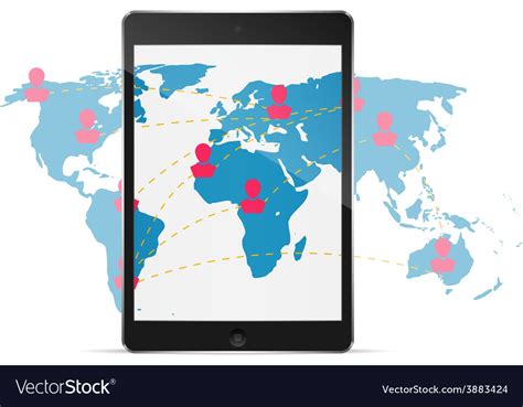 Social Networking Concept Royalty Free Vector Image