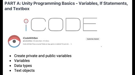 11 Part A Helloworld In Unity Create Score Text Object