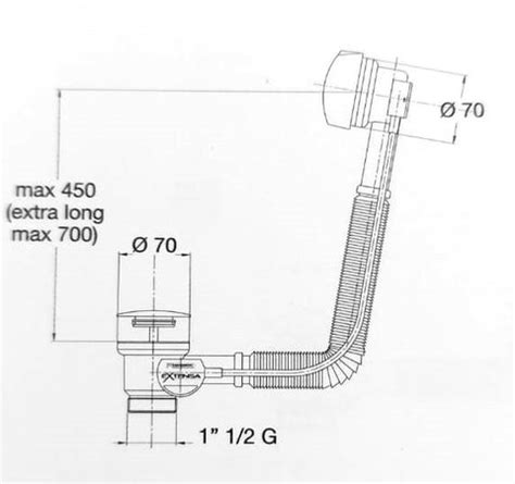 Bonomini Hoses Water Drain System For Bath Tubs Mccolebanon