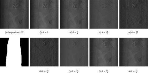 gabor image according to phase in magnetic tile stain image a