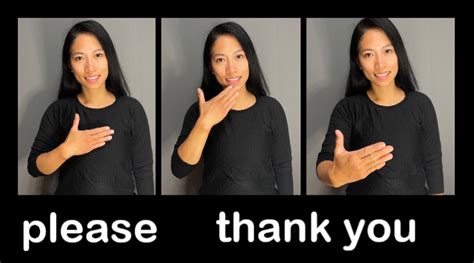American Sign Language Thank You