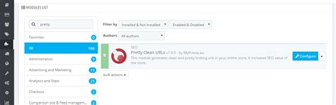 What Pretty Clean Urls Module Does After Installation Mypresta Modules Documentation