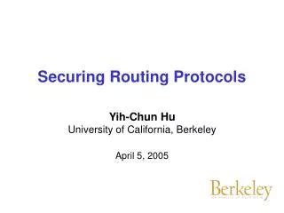 PPT Securing Routing Protocols PowerPoint Presentation Free Download ID