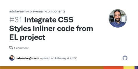 Integrate Css Styles Inliner Code From El Project · Issue 31 · Adobe Aem Core Email Components