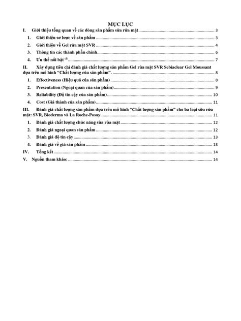 Muc Luc Tqm Assignment1 Pdf