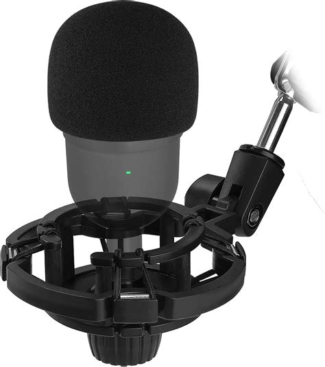Razer Mini Shock Mount With Foam Windscreen Cover Anti Vibration Suspension Shockmount Mic