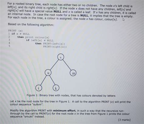 solved for a rooted binary tree each node has either two or