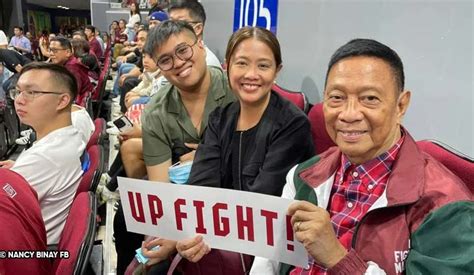 Look Jojo Binay A Loyal Up Fan In Uaap Basketball Finals