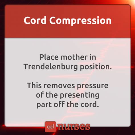 Cord Compression Qd Nurses