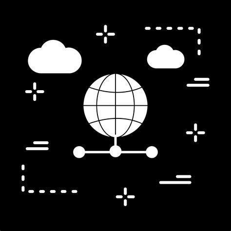 Vector Server Global Icon Vector Art At Vecteezy