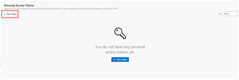 Personal Access Tokens Azure Devops Blog Do Castilho