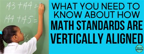 Vertical Alignment Math Curriculum Clutter Free Classroom