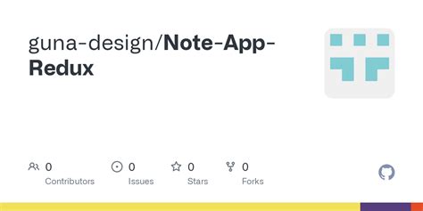 Github Guna Designnote App Redux