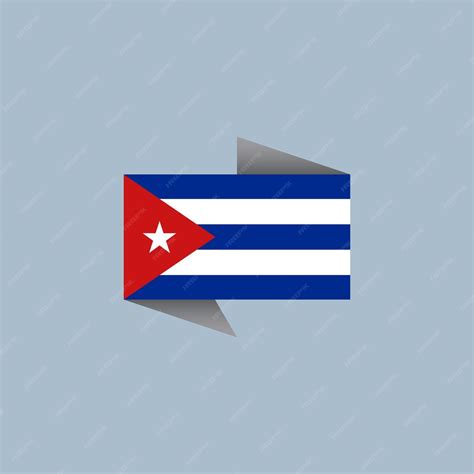 Premium Vector Illustration Of Cuba Flag Template