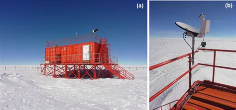a physics shelter at concordia station b micro rain radar mrr