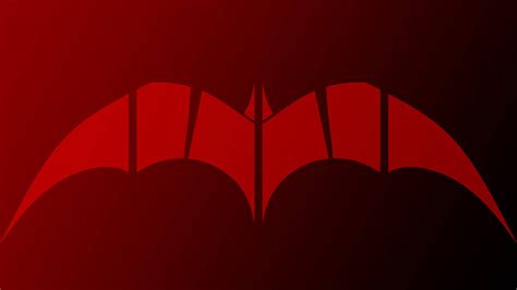 Red Bat Symbol Wallpaper