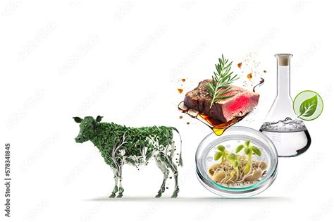 Plant Based Artificial Meat That Looks And Tastes Like Meat Tasty Plant Based Meat Concept Art