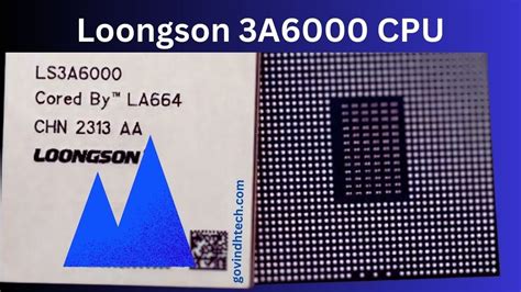 Loongson 3a6000 Cpu Chinese Rival To Intel