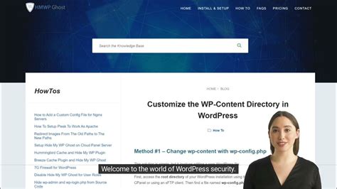 Hiding Wp Content Directory In Wordpress Youtube