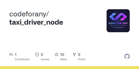 github codeforany taxi driver node