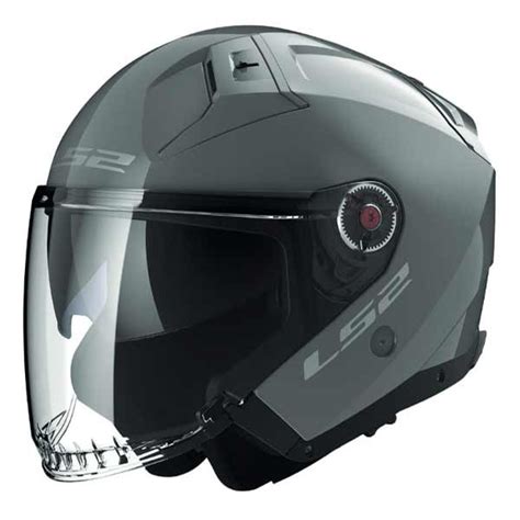 Ls2 Infinity Ii Solid Jet Helmet Nardo Grey Motorcycle Soul