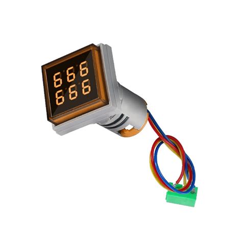rozyard square counter meter digital display counter 6 digit 0 999999
