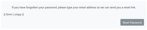 Python Django Built In Auth Views For Password Reset Form Not