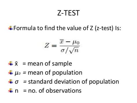 Z Test With Examples