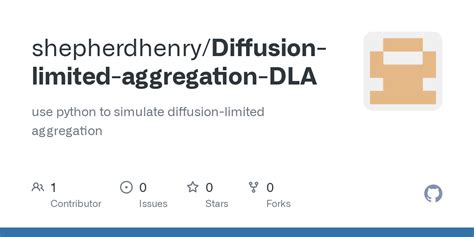 Github Shepherdhenrydiffusion Limited Aggregation Dla Use Python To