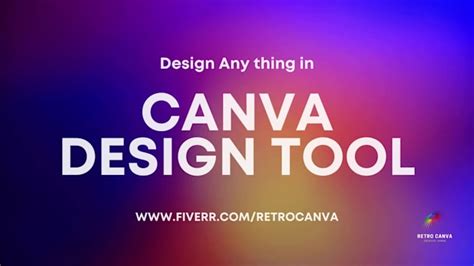 Design Anything Canva Logo Social Media Post Canva Template By Retrocanva Fiverr