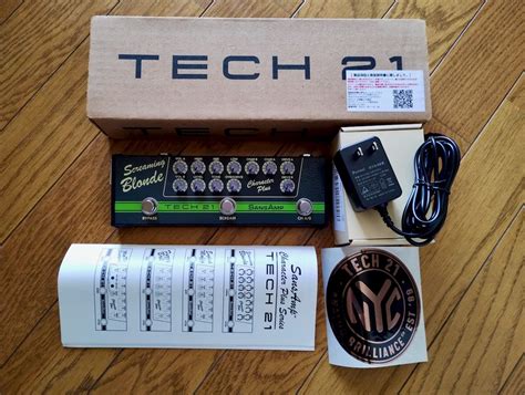 Yahoo オークション 中古 新同美品 Tech 21 Sansamp Screaming Blond