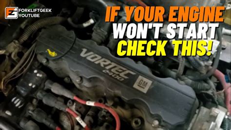 If your engine won't start and backfires, check this first - YouTube