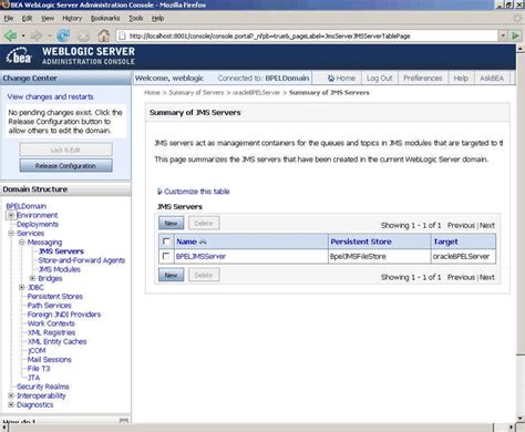 installing oracle bpel process manager with the bea weblogic server