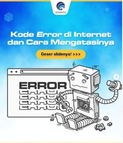 Jangan Panik Ini Cara Atasi Kode Error Di Internet