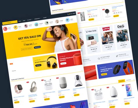 Shopify Developer Shopify Landing Page Ui Uiux Behance