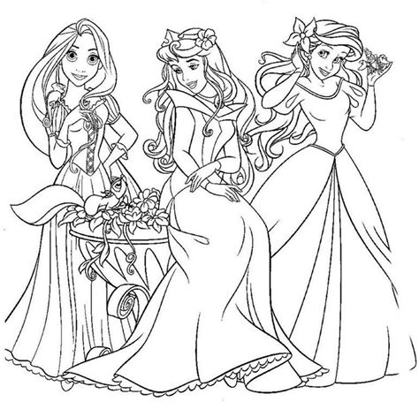 Princesas Para Colorear Colorear Online Colorear Princesas Disney