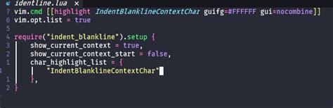 Avoid Line Bold In Current Context Issue Lukas Reineke Indent Blankline Nvim GitHub